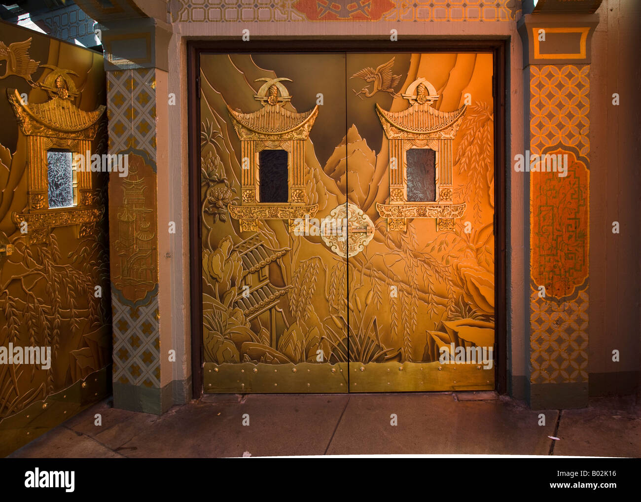 A door to Grauman's Chinese Theater Hollywood Blvd Hollywood Los ...