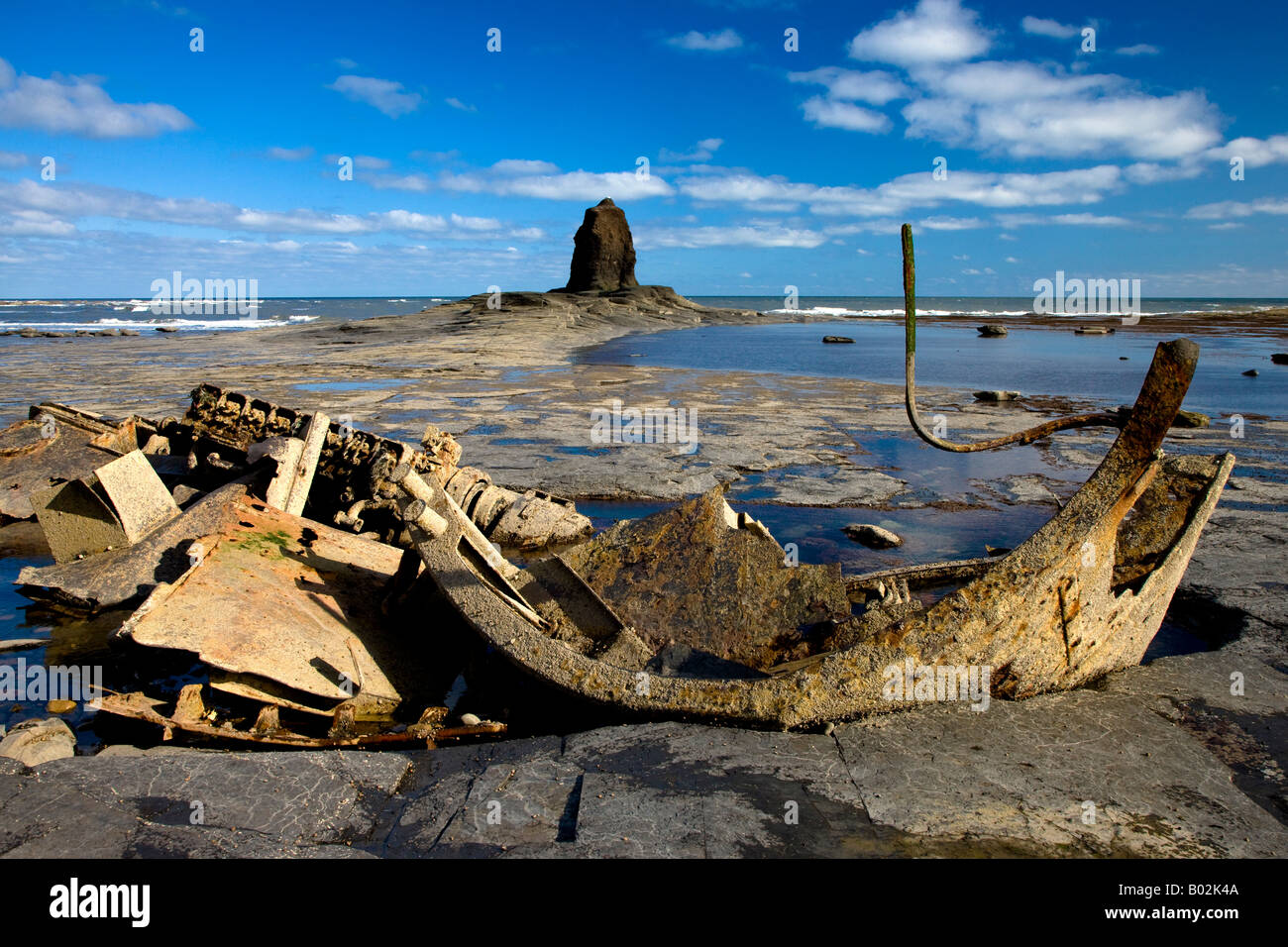 Saltwick Bay near Whitby North Yorkshire Coast Stock Photo - Alamy