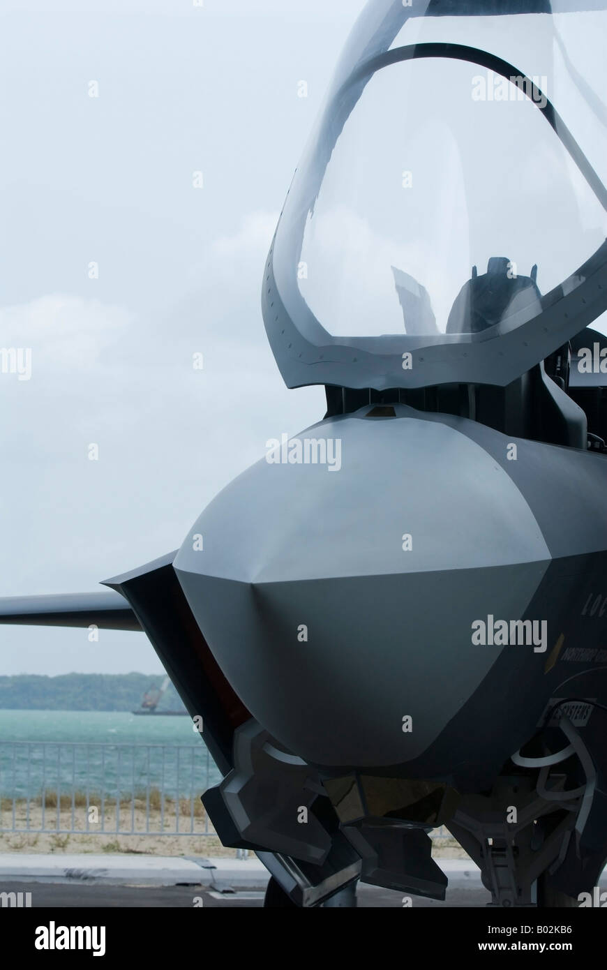 Front detail of the Lockheed Martin F 35 Lightning II Joint Strike ...