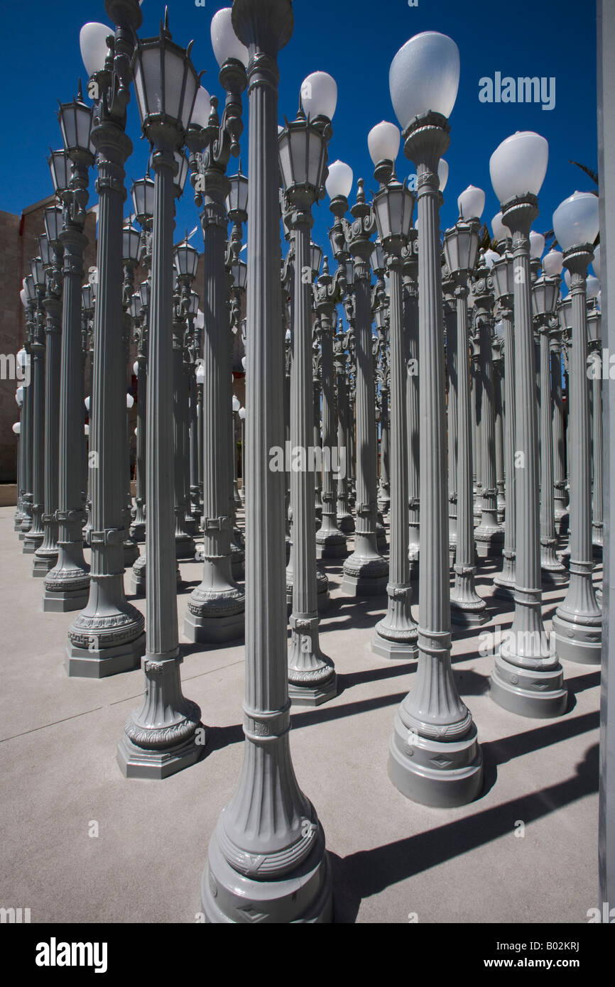 Urban Light installation at LACMA Broad Contemporary Art Museum by ...