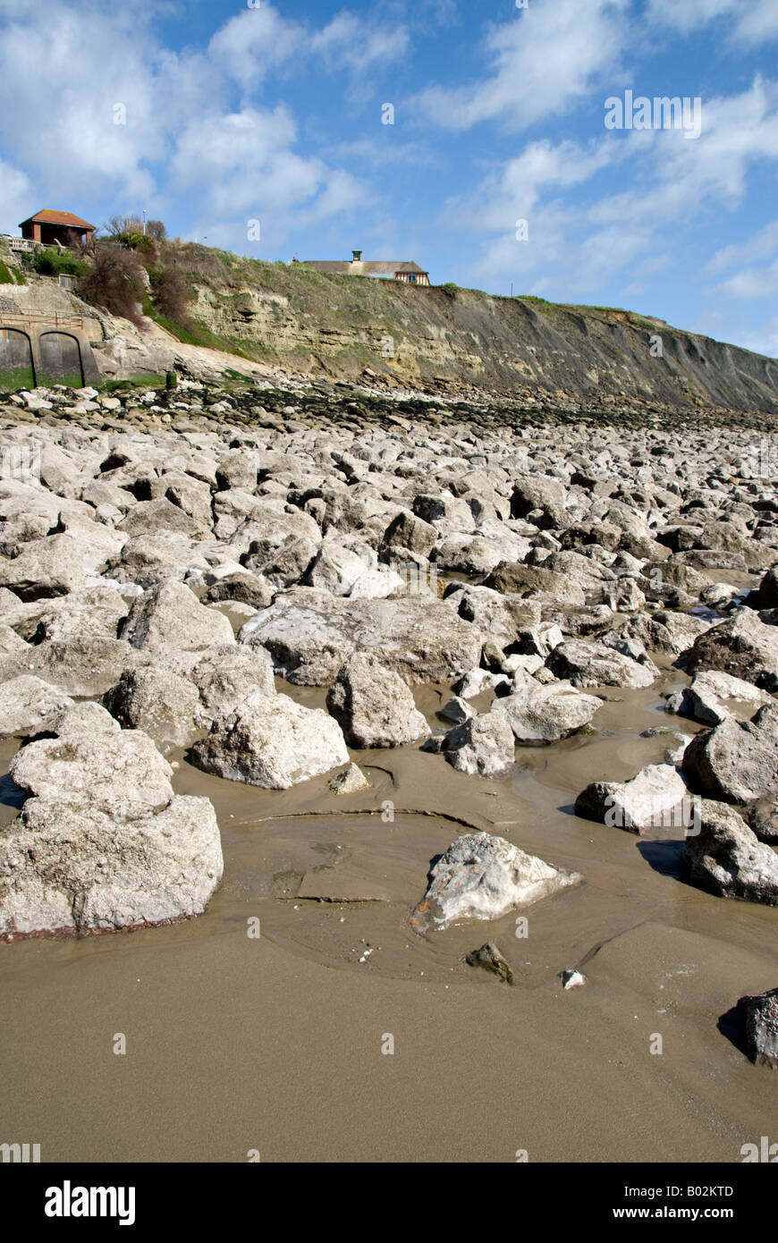 The beach at Folkestone, Kent, England Stock Photo - Alamy