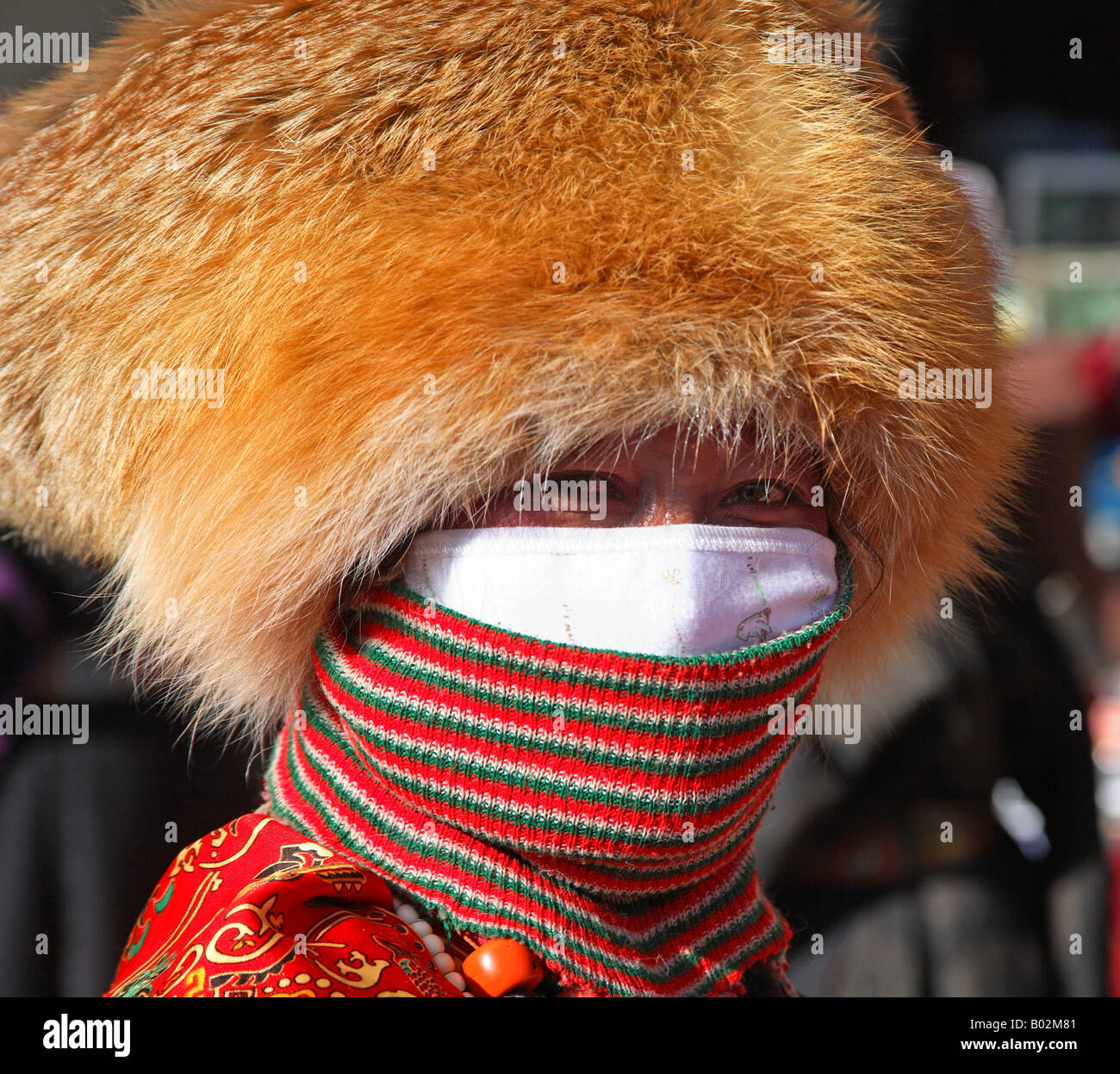 Tibetan fur hat hi-res stock photography and images - Alamy