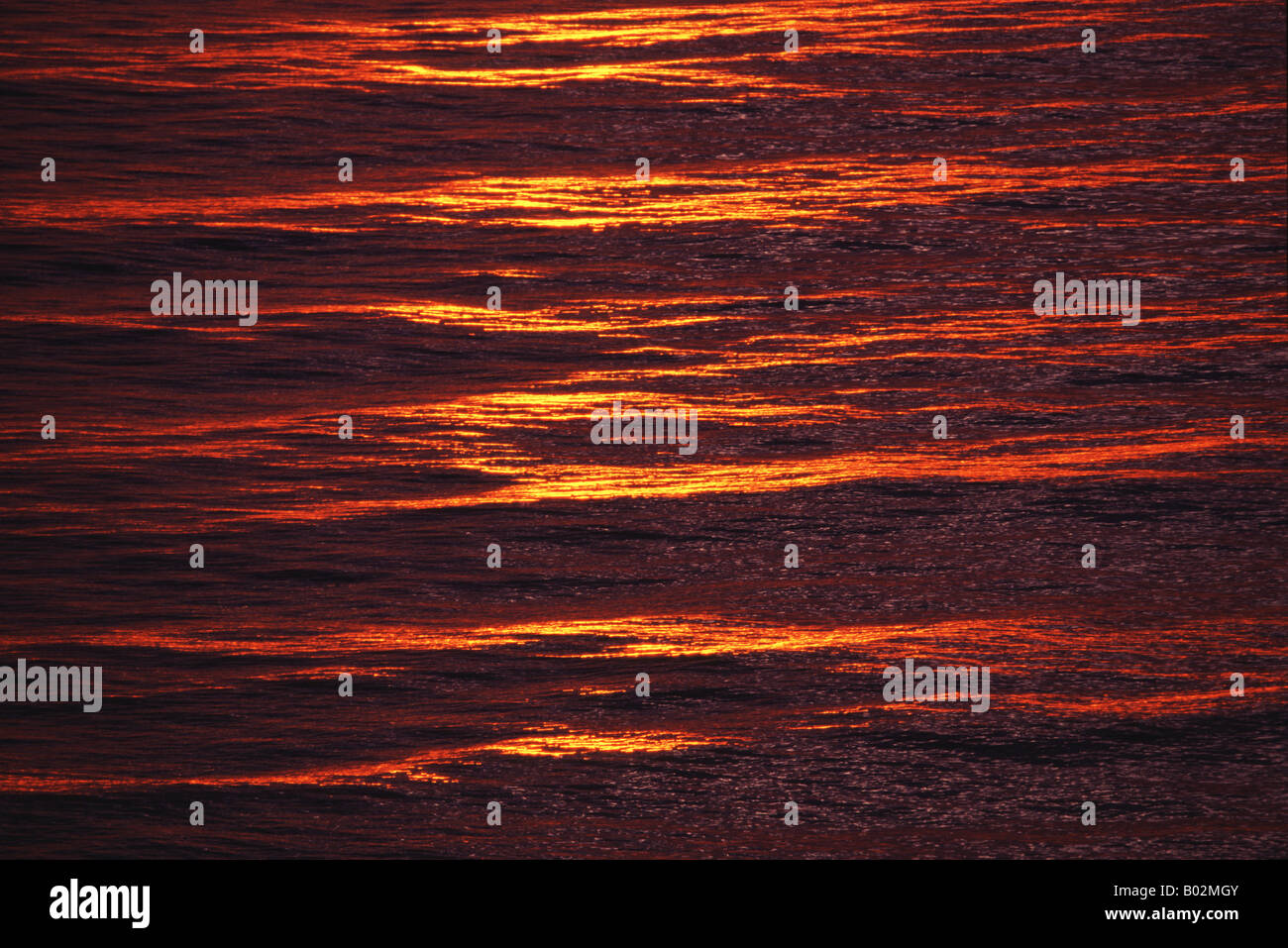 Sunset in the Tyrrhenian Sea National Park of Circeo Italy Stock Photo ...