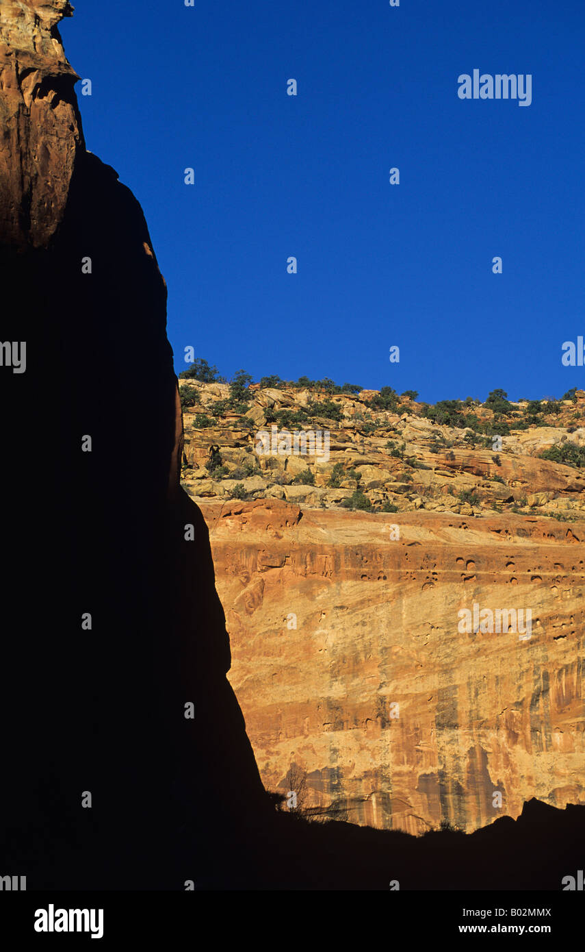 Walls of the Grand Wash ,Capitol Reef National Monument, Utah Stock ...