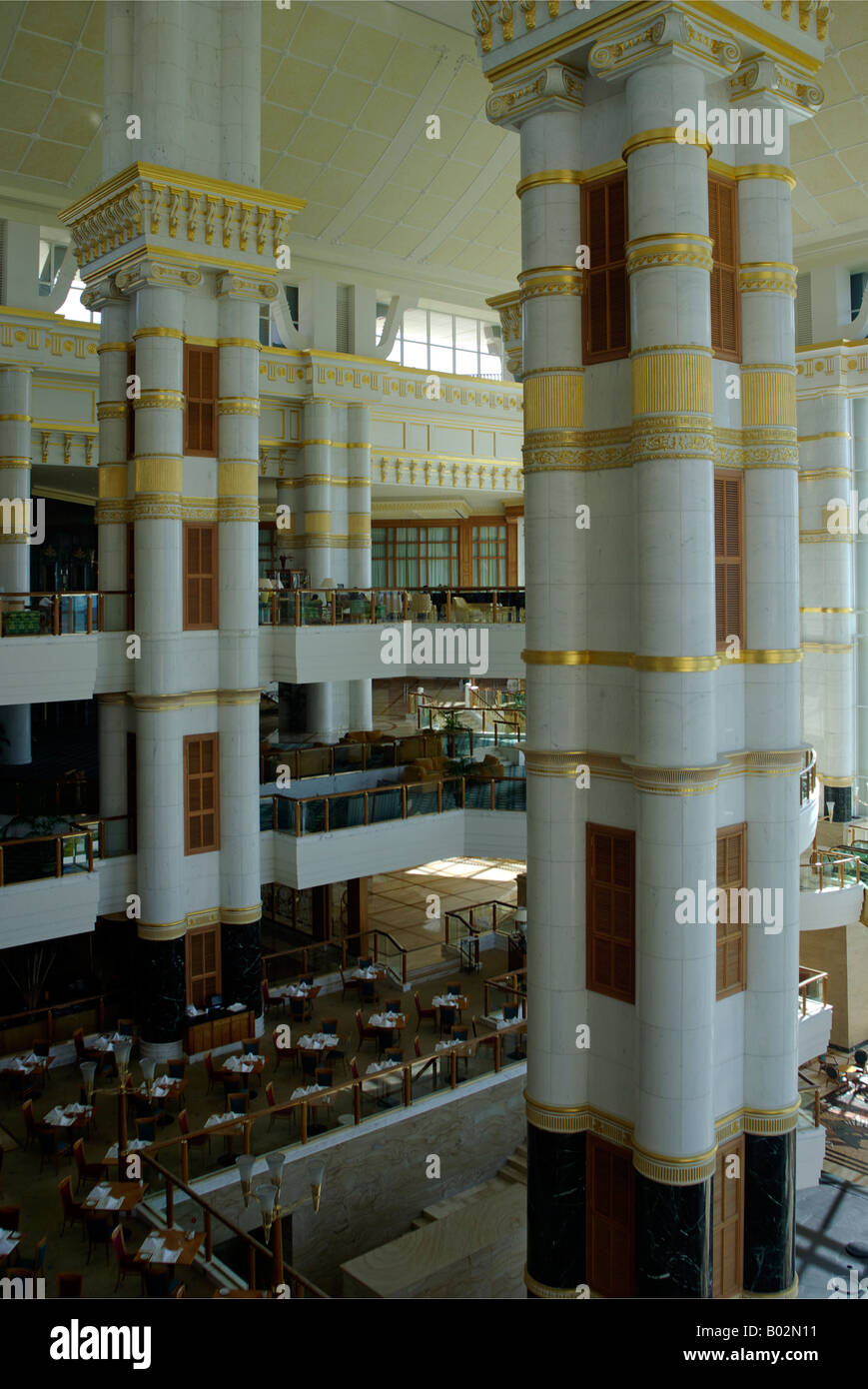 The Atrium Restaurant in the Empire Hotel and Country Club, Brunei ...