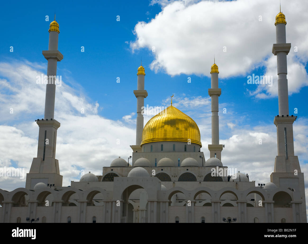 Mosque Islam Center of Astana capital of Kazakhstan august 2007 Stock ...