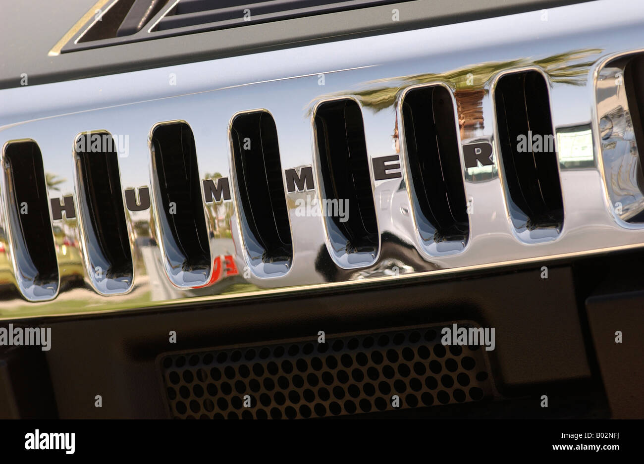 Front of Hummer 4x4 vehicle Stock Photo - Alamy