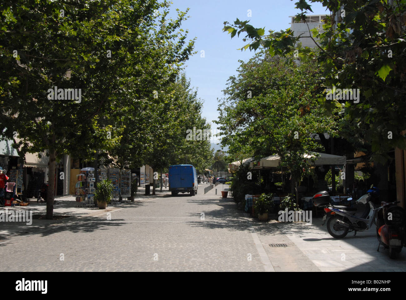 Street near the Acropolis. Athens, Greece Europe Stock Photo - Alamy