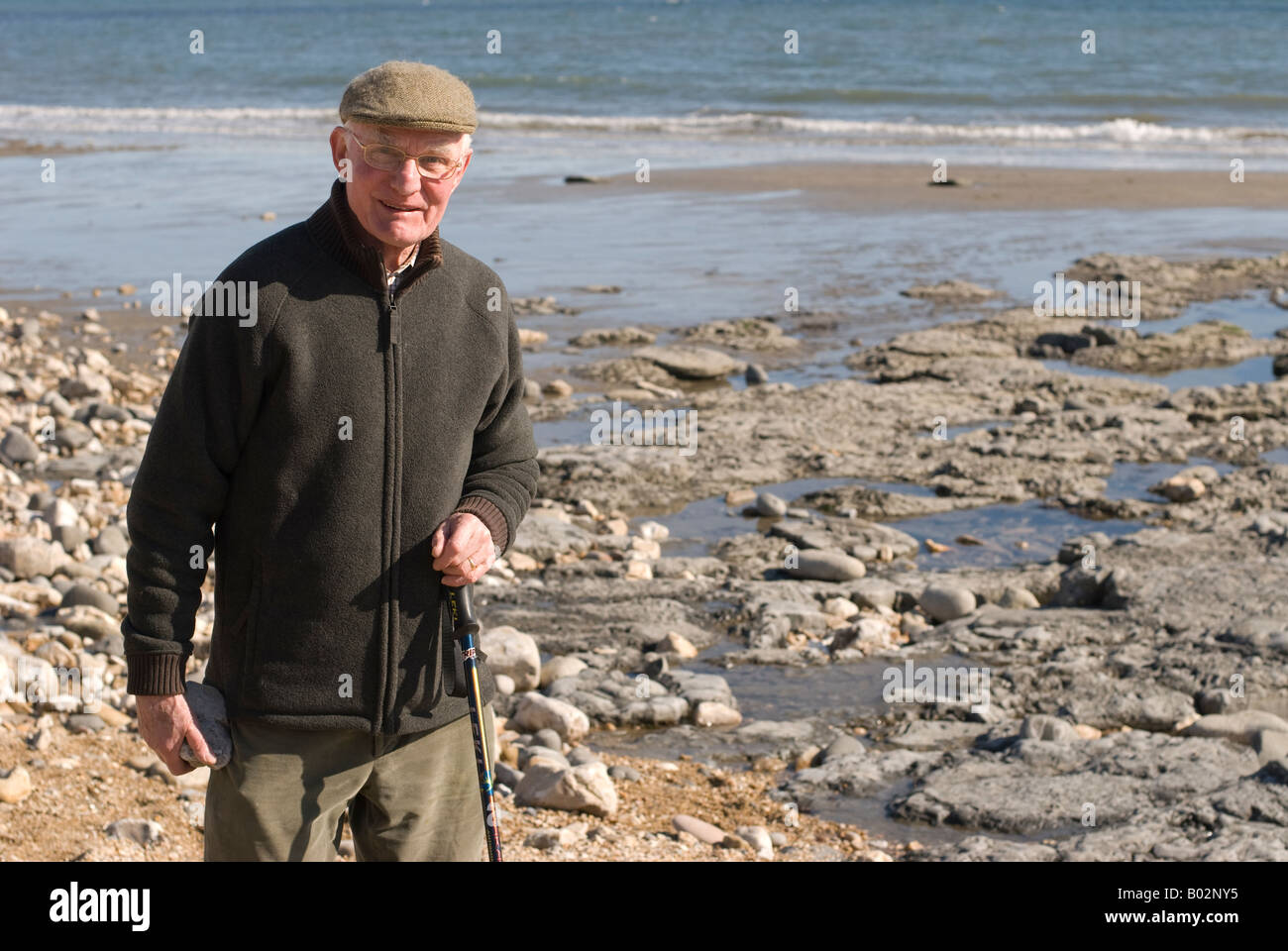 old man by the sea Stock Photo - Alamy