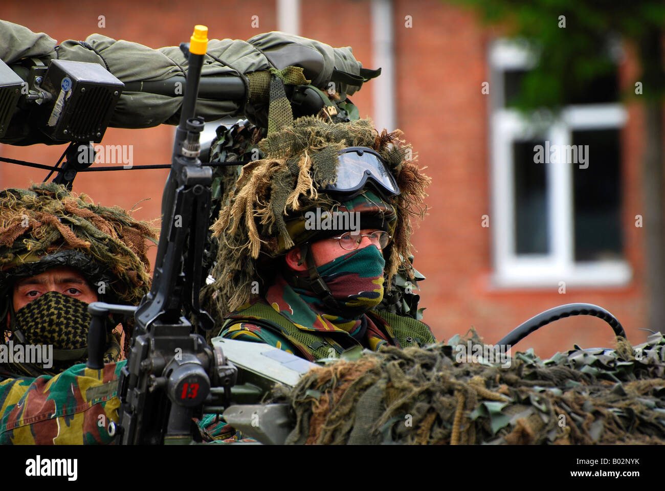 Members of a recce or scout team of the Belgian Army Stock Photo - Alamy