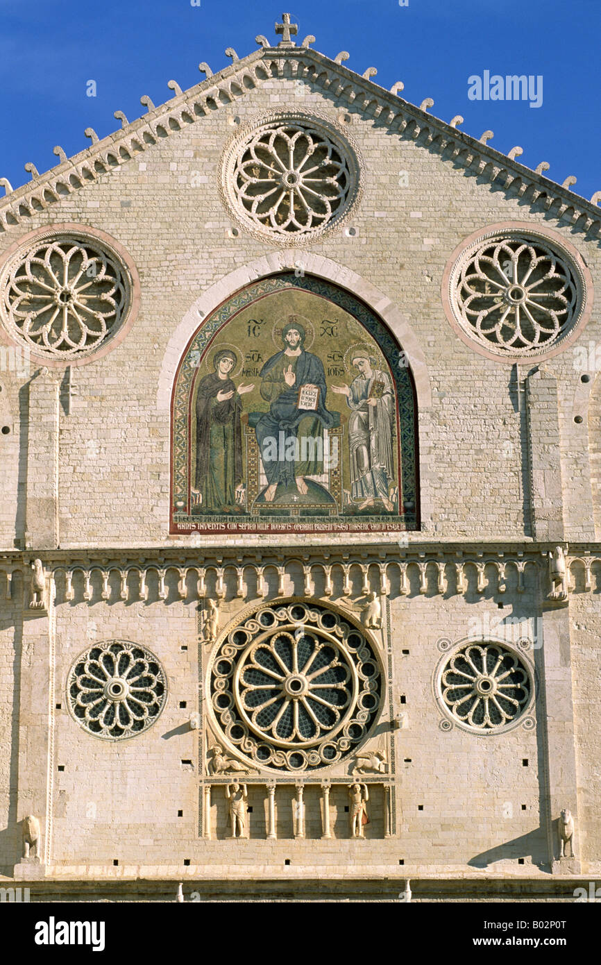 Italy, Umbria, Spoleto, duomo Stock Photo - Alamy