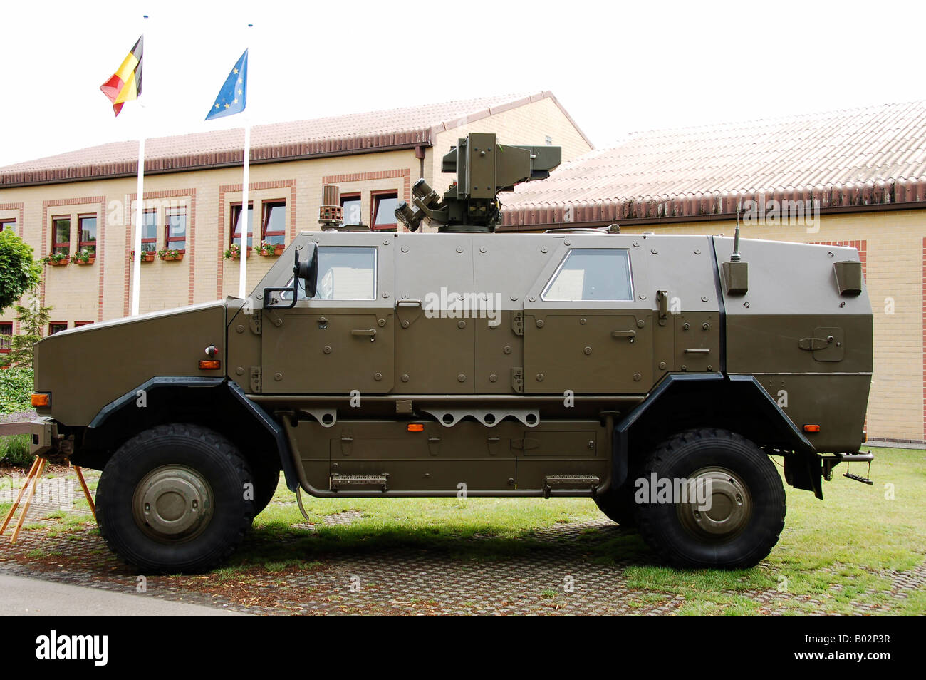 The Multi-Purpose Protected Vehicle (MPPV) Dingo II used by the Belgian Army Stock Photo - Alamy