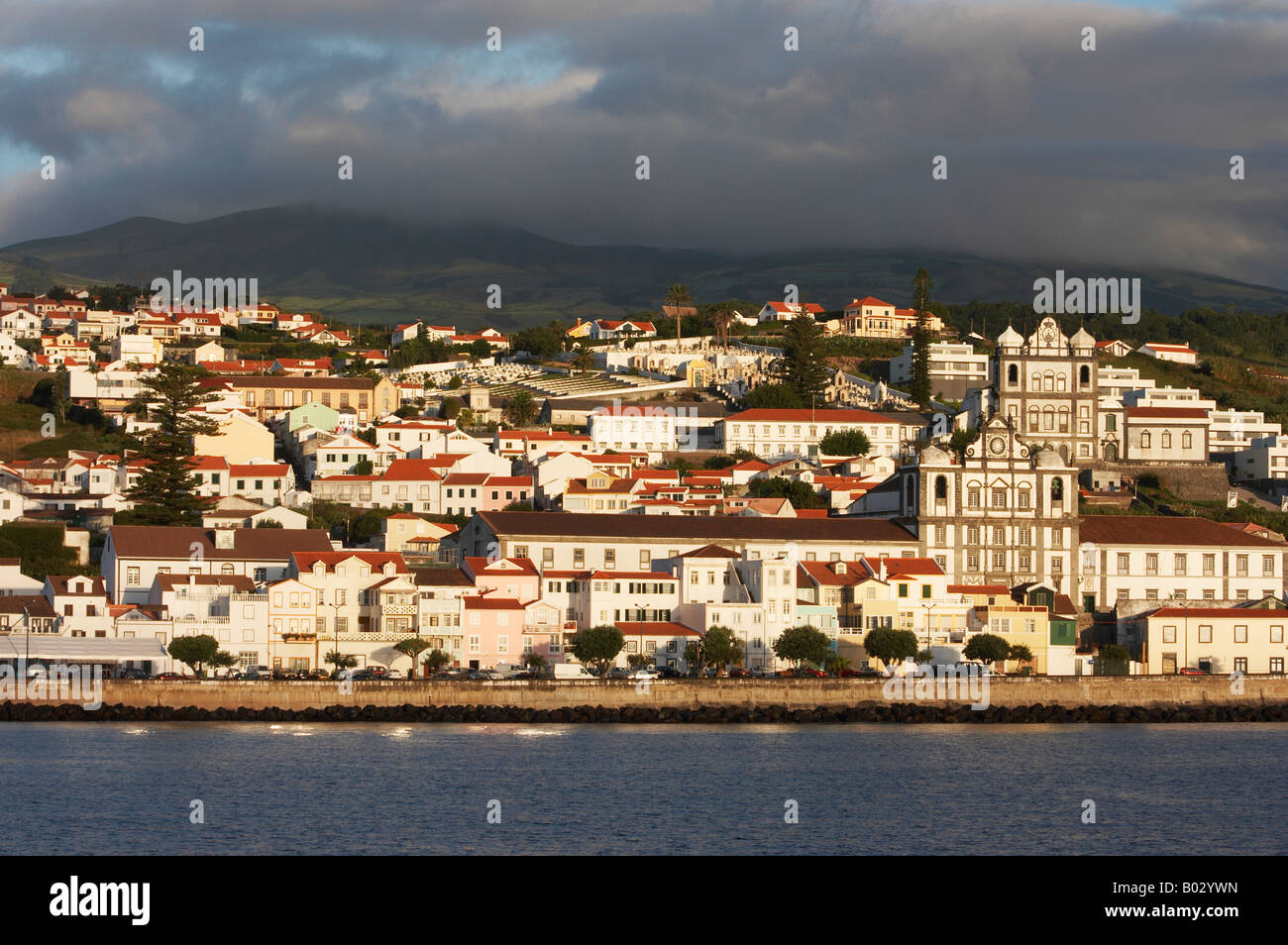 Azores, Horta, The Capital Of Faial Island Stock Photo - Alamy