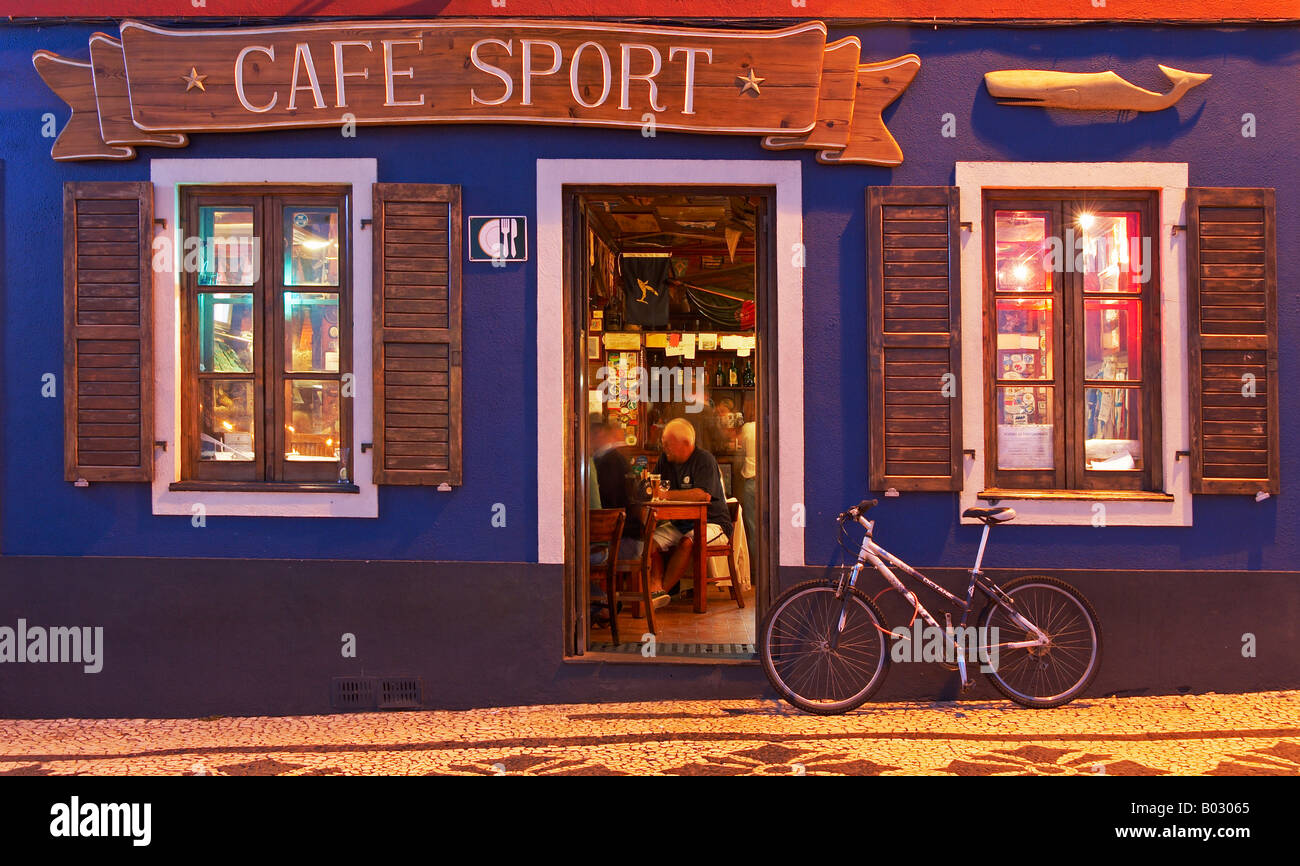 Azores, The Famous 'Peter Cafe Sport', Horta, Faial Island Stock Photo ...