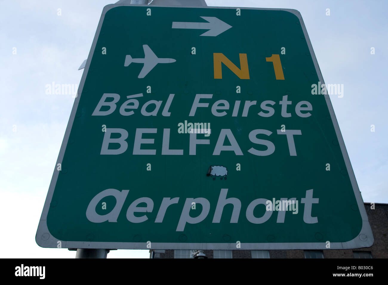 Belfast dublin sign hi-res stock photography and images - Alamy