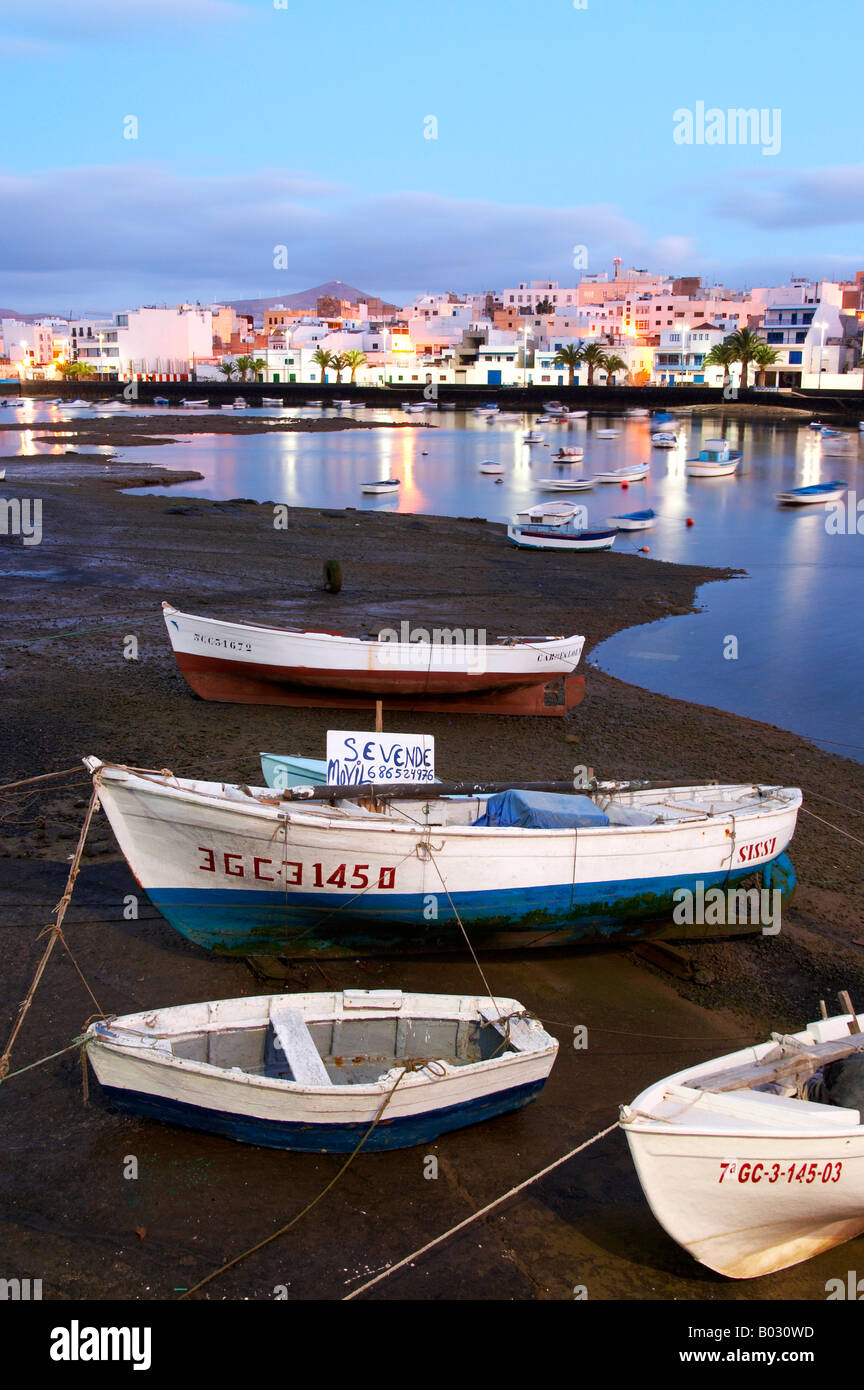 Lanzarote: Sunrise, Charco De San Gines, Arrecife Stock Photo - Alamy