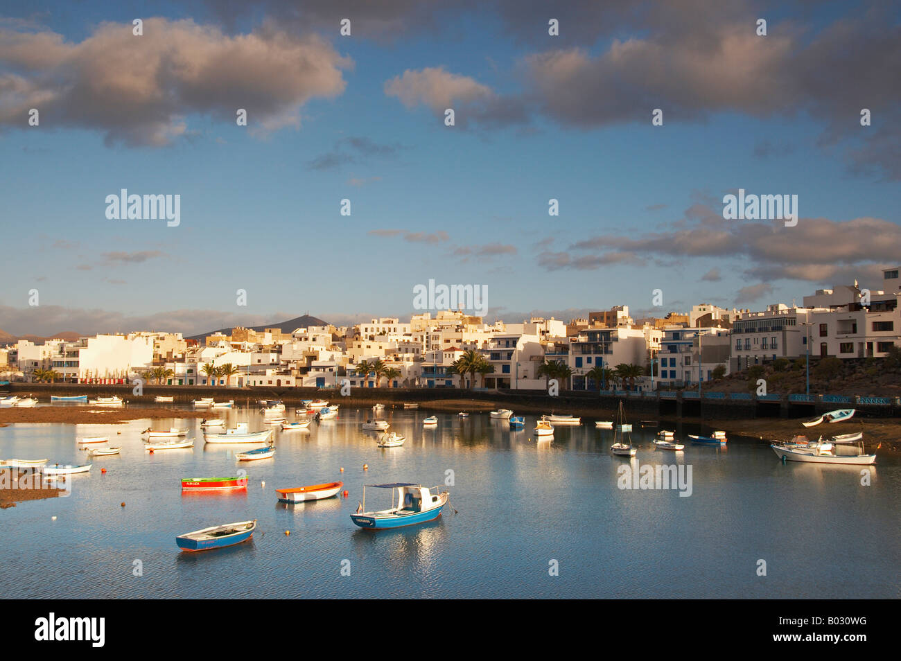Lanzarote: Sunrise, Charco De San Gines, Arrecife Stock Photo - Alamy