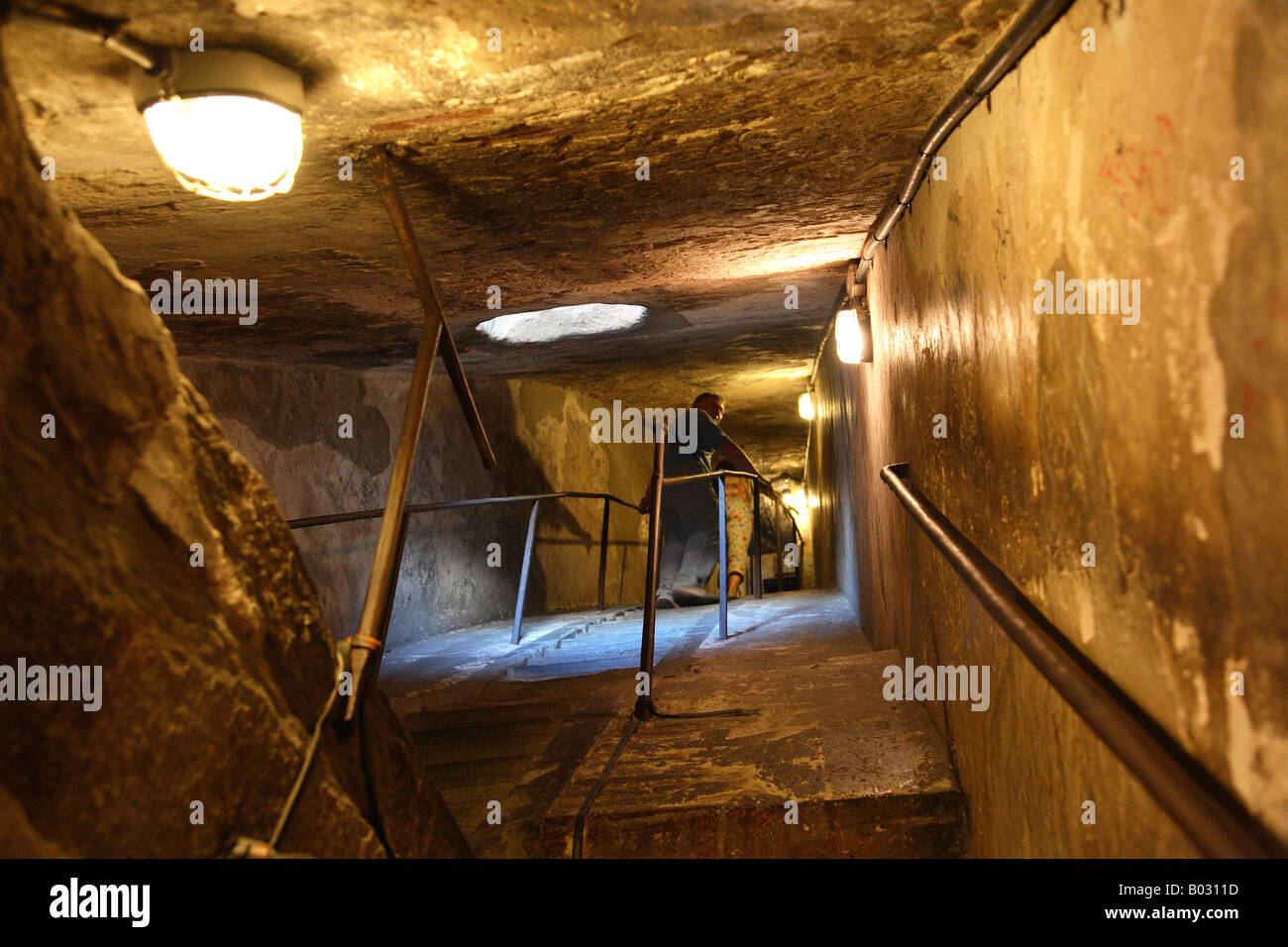 Italy, Tuscany, Florence, The Duomo Cathedral, Interior, Stairs Stock ...