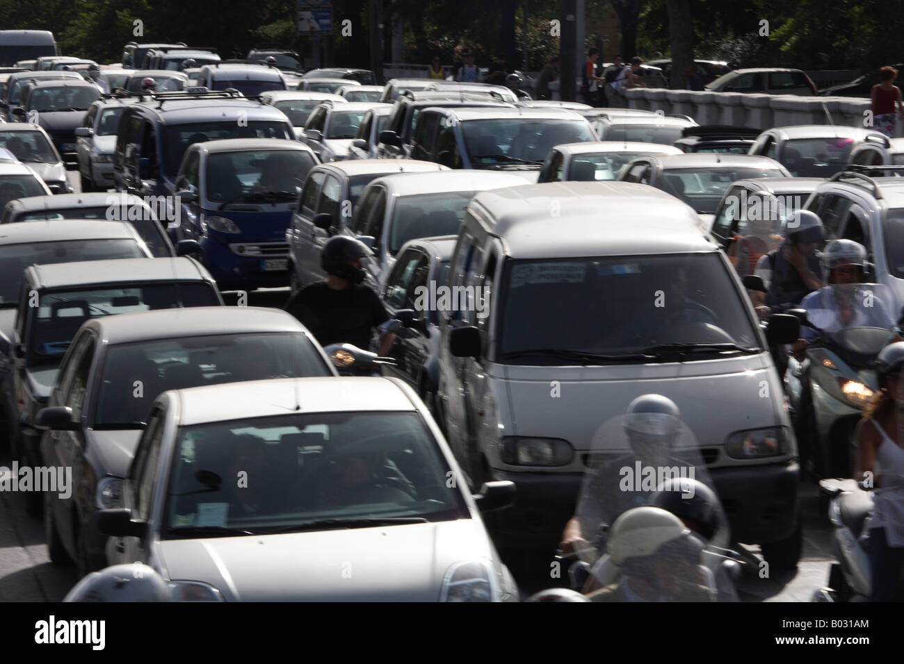 Italian traffic jam hi-res stock photography and images - Alamy
