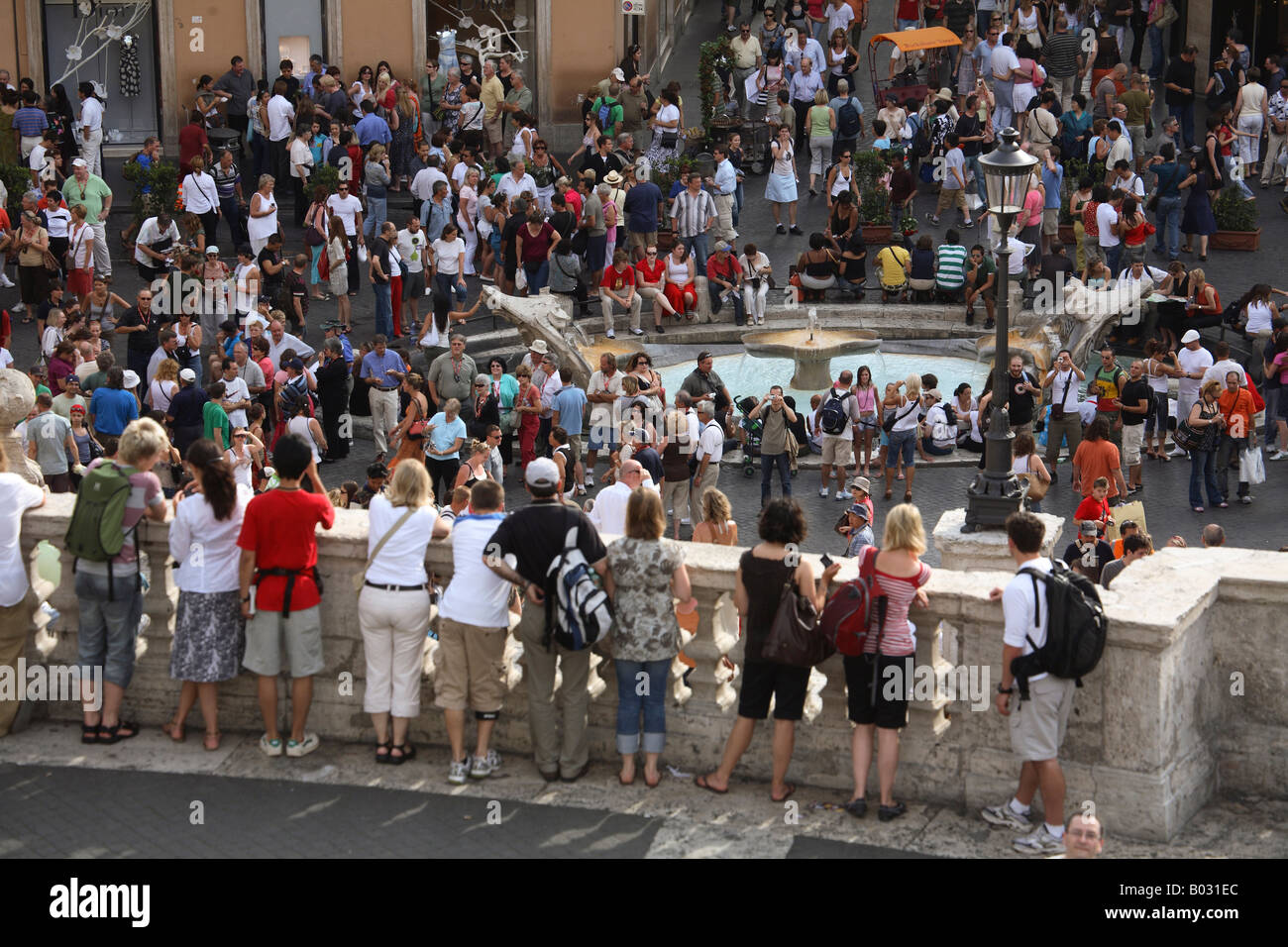 Walking spanish steps rome hi-res stock photography and images - Alamy