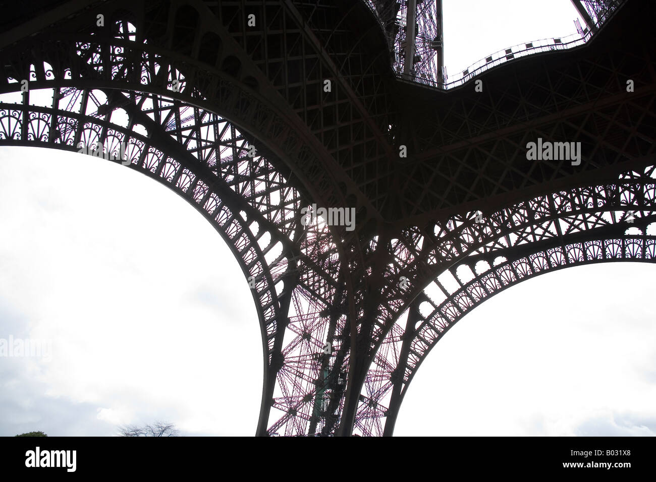 The Eiffel tower Paris France Stock Photo - Alamy
