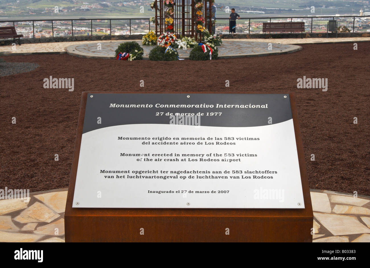 KLM/Pan Am Accident Monument Stock Photo - Alamy