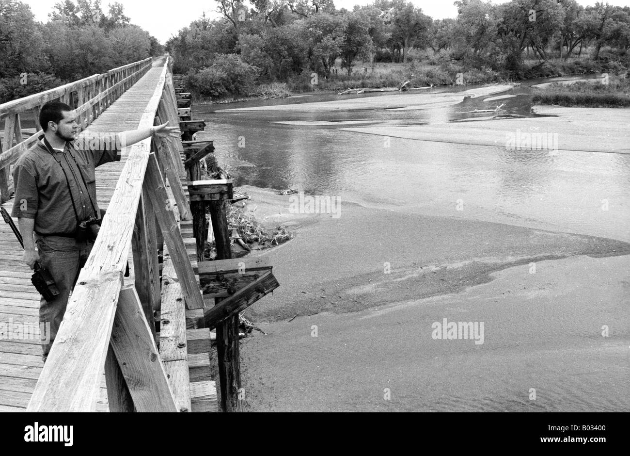 Platte river nebraska Black and White Stock Photos & Images - Alamy