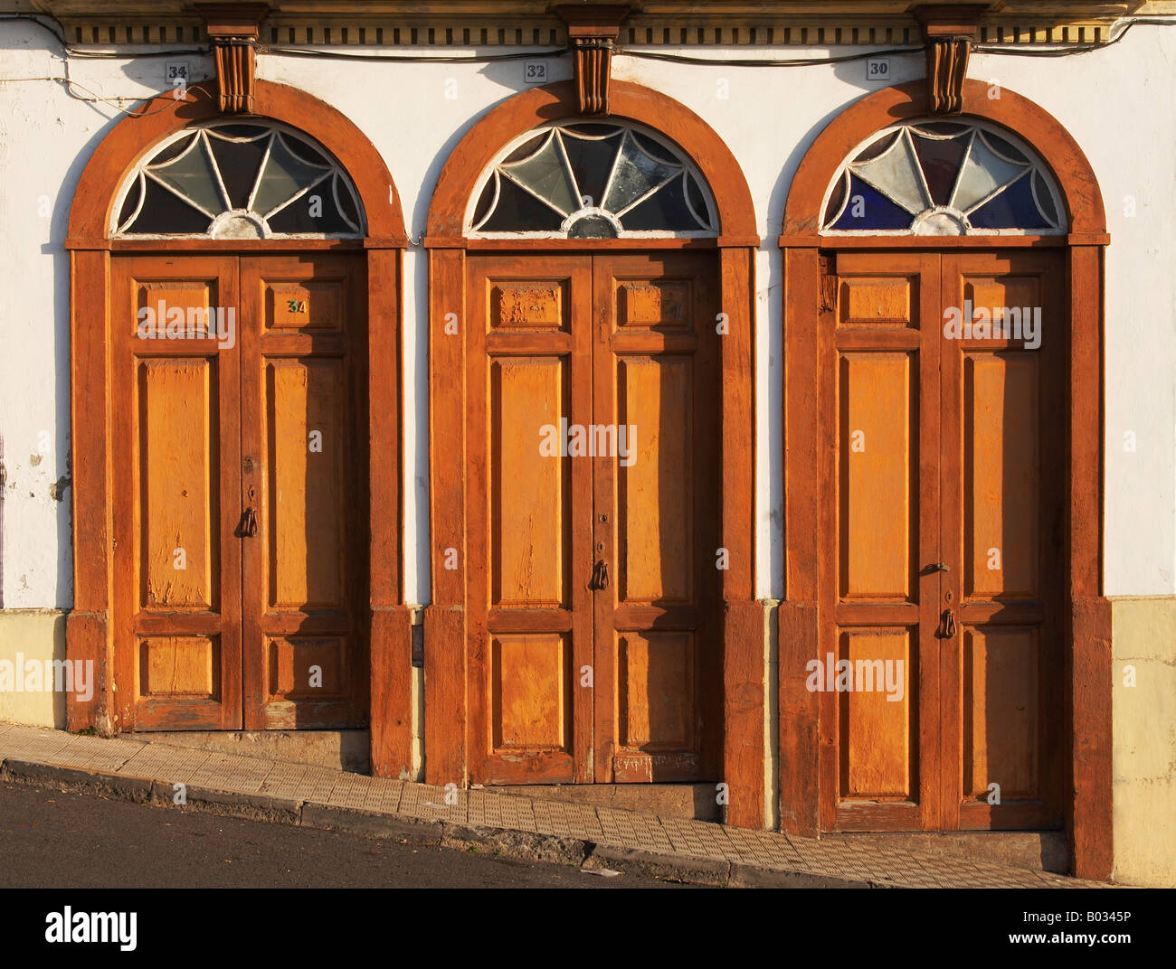 Three Doors, Santa Cruz De La Palma Stock Photo - Alamy