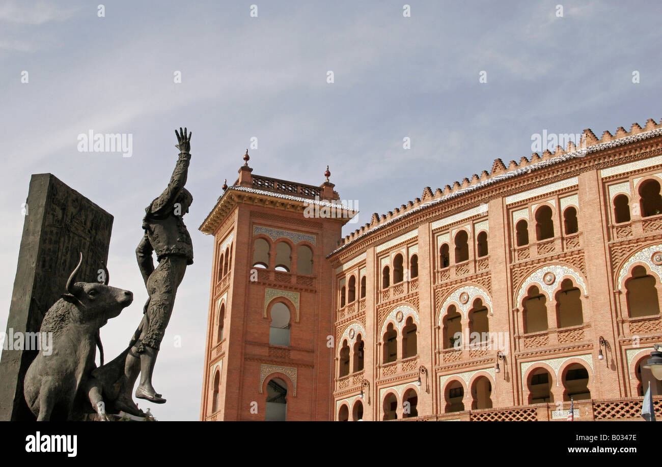 Plaza del Toros (Bull Ring), Madrid, Spain Stock Photo - Alamy