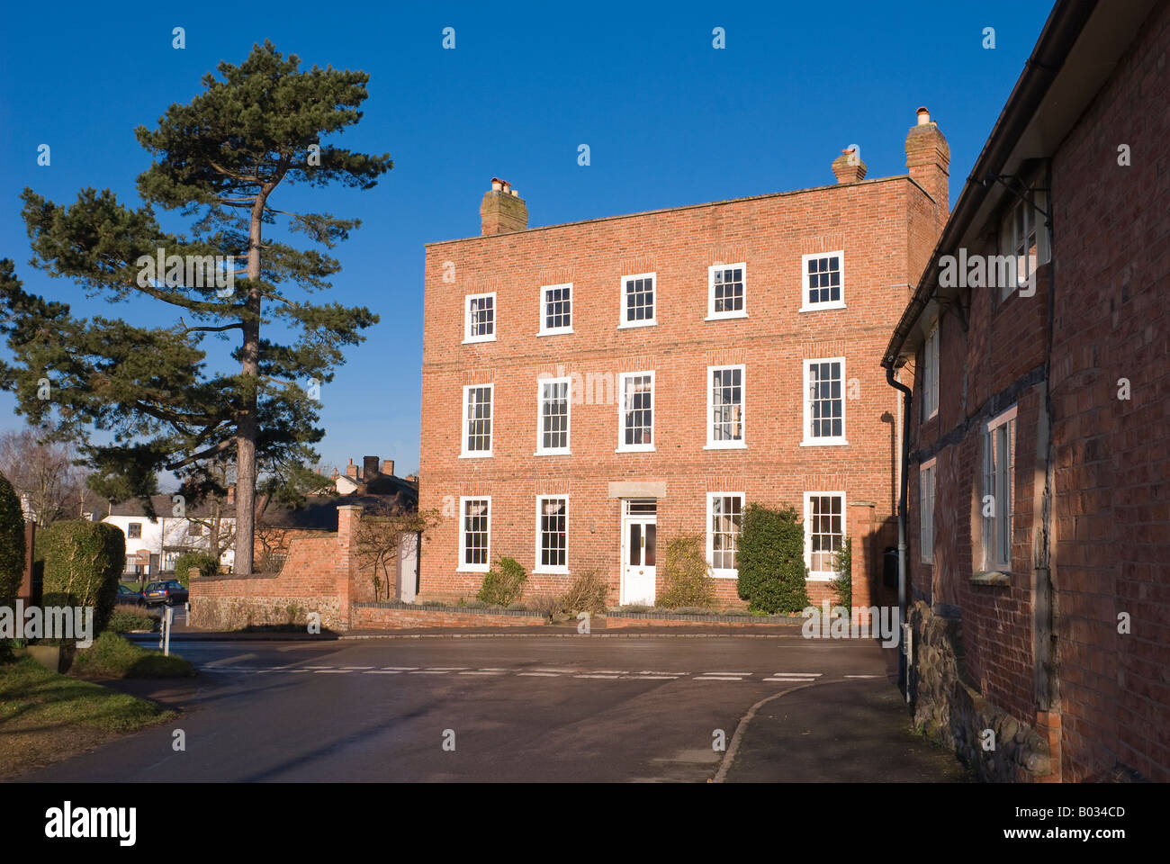 Squires village house Stock Photo - Alamy