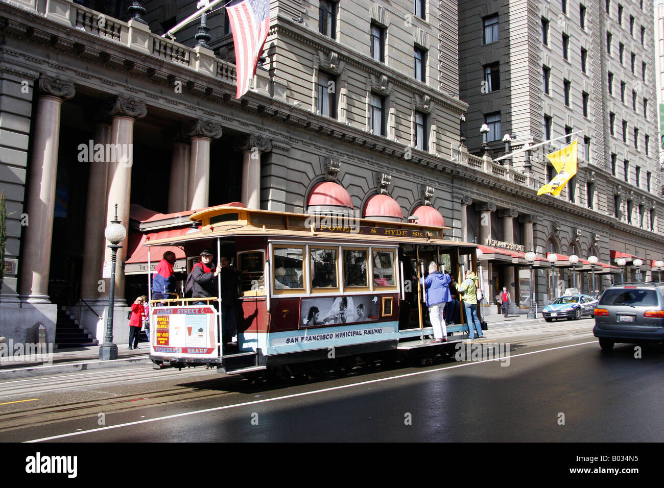 Town tram in San Francisco . USA Stock Photo - Alamy