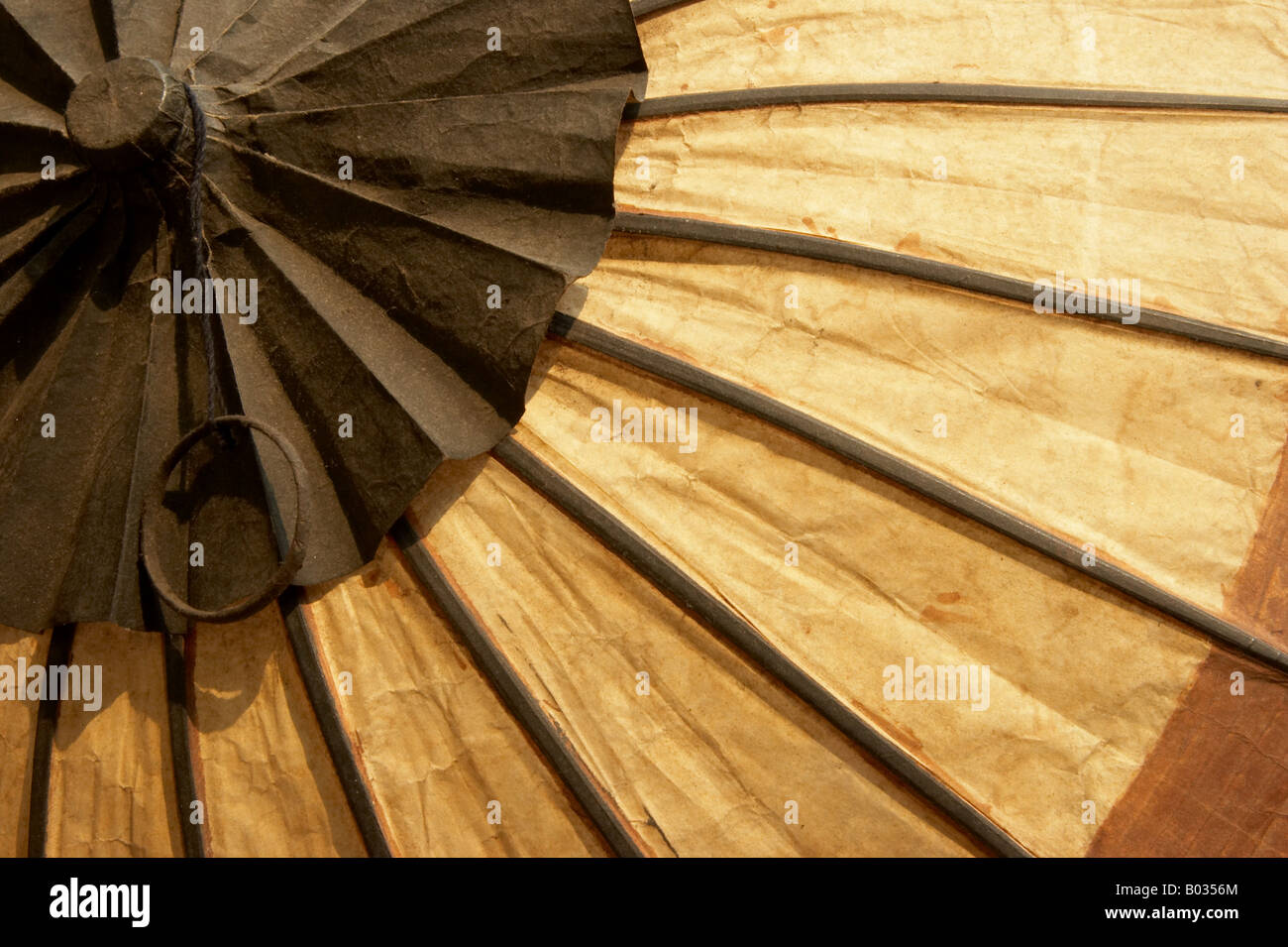 Close Up of a Traditional Lao Paper Umbrella Stock Photo - Alamy