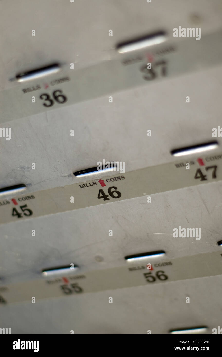 Parking lot numbers hi-res stock photography and images - Alamy