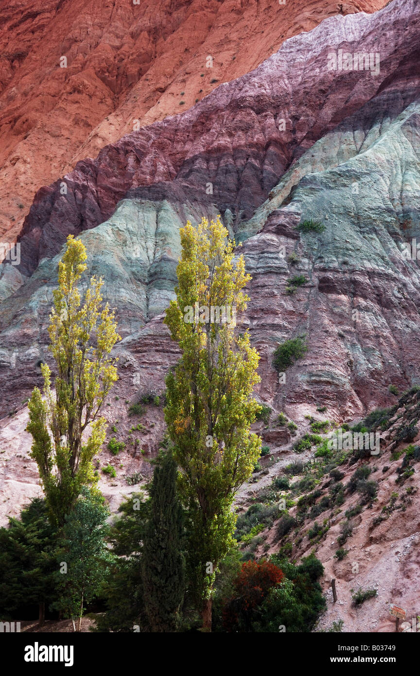 Hill of the seven colors Purmamarca Jujuy province Argentina South ...