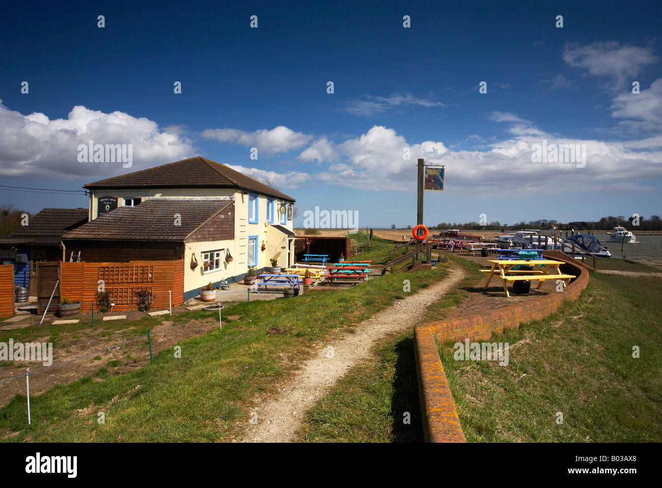 The Berney Arms Inn is the most remote on the Broads, it can only be ...