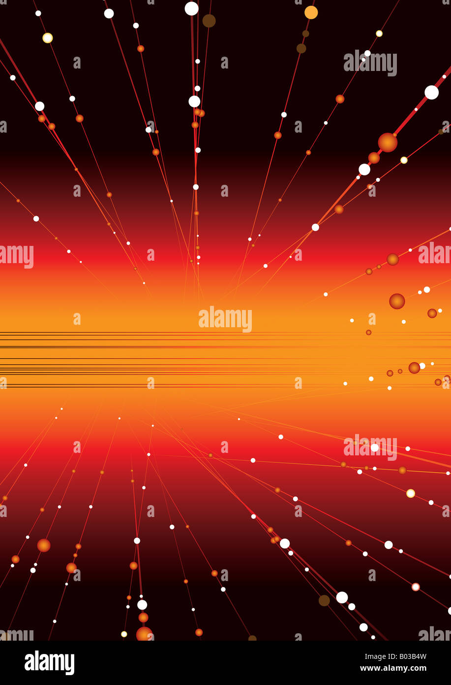 Abstract radiating dot pattern hi-res stock photography and images - Alamy