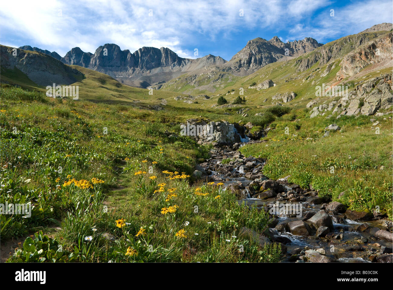 American Basin off the Cinnamon Pass Road, Alpine Loop Scenic Byway ...