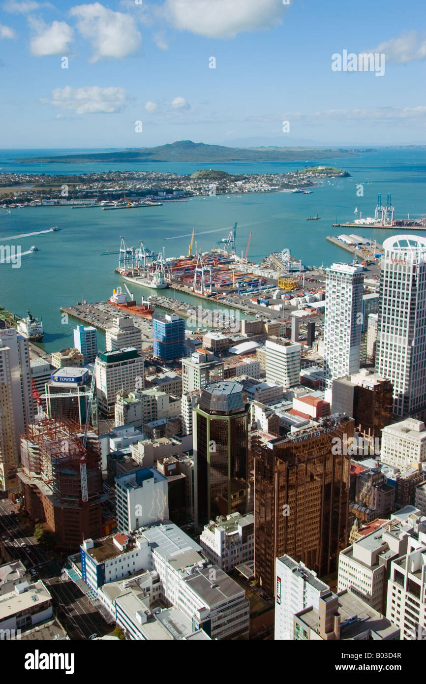 Auckland panoramic aerial view city hi-res stock photography and images ...