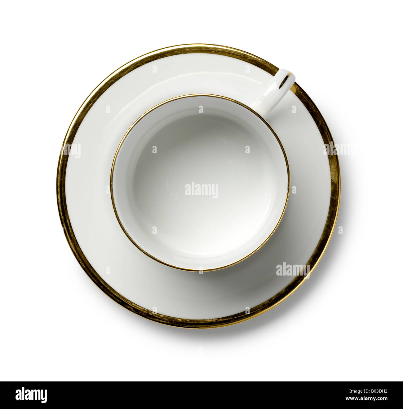empty Coffee cup elevated view Stock Photo - Alamy