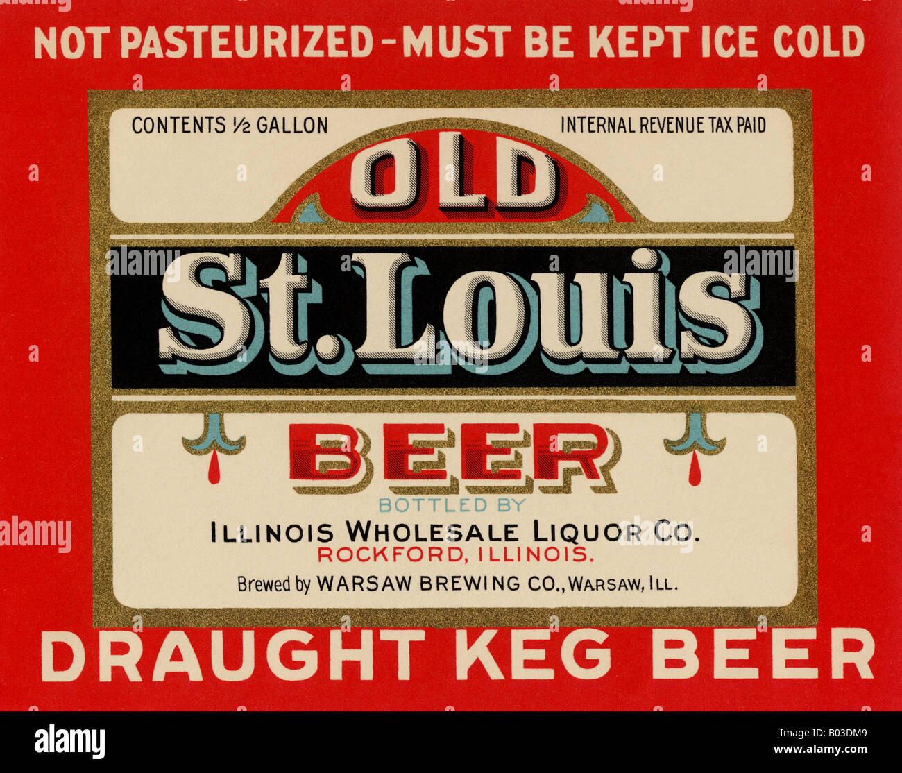 Old St. Louis Beer Stock Photo - Alamy