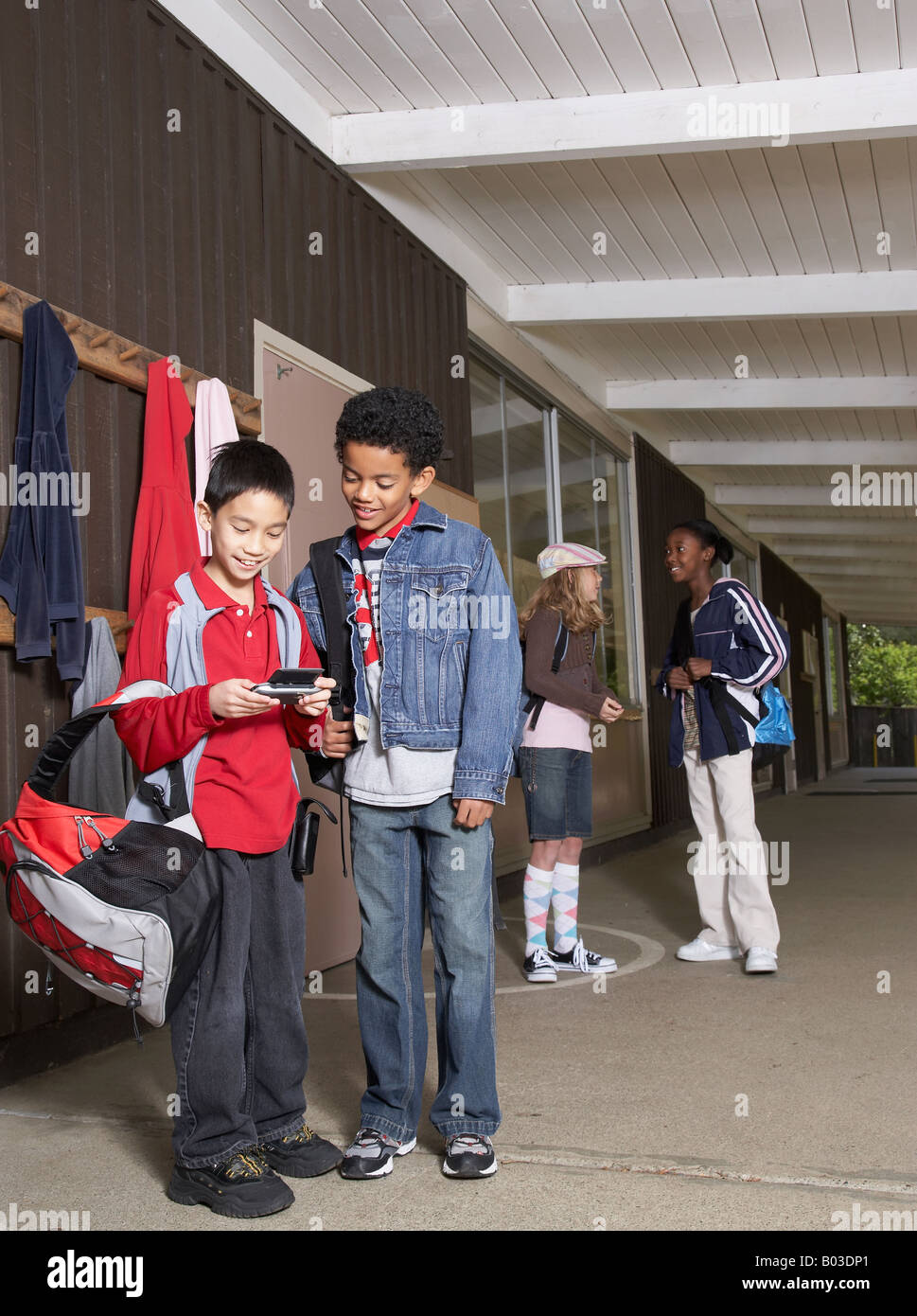 Children loitering hi-res stock photography and images - Alamy