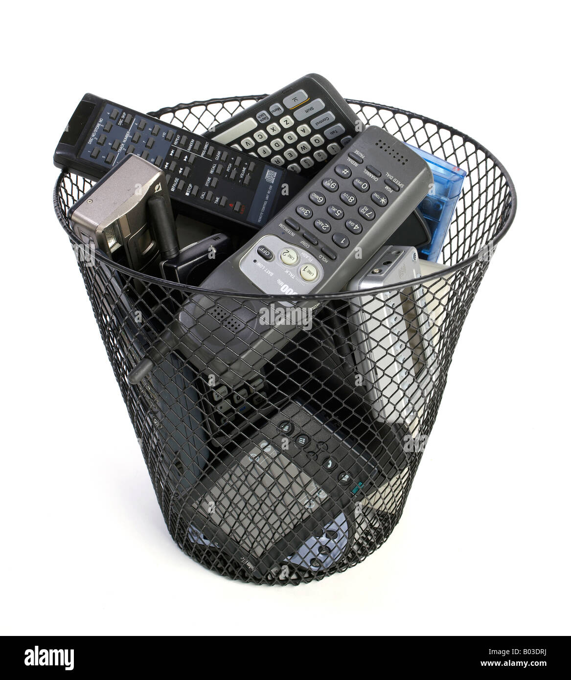 Old Electronics in Trash Stock Photo - Alamy