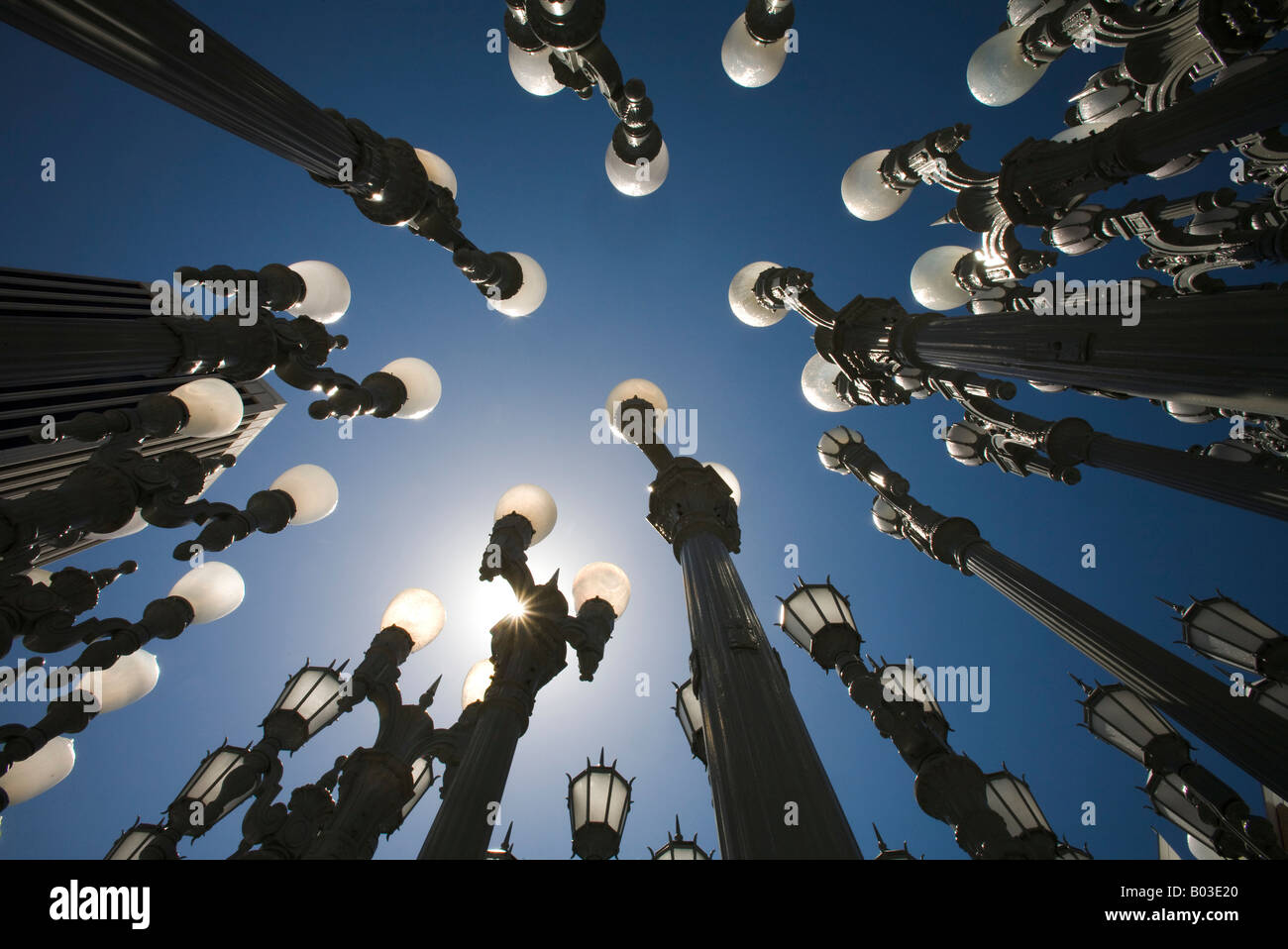 Urban Light installation at LACMA Broad Contemporary Art Museum by ...