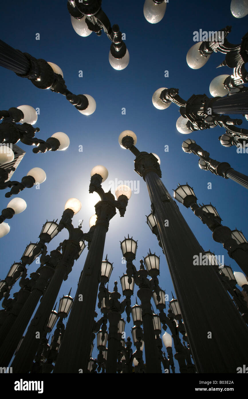 Urban Light installation at LACMA Broad Contemporary Art Museum by ...