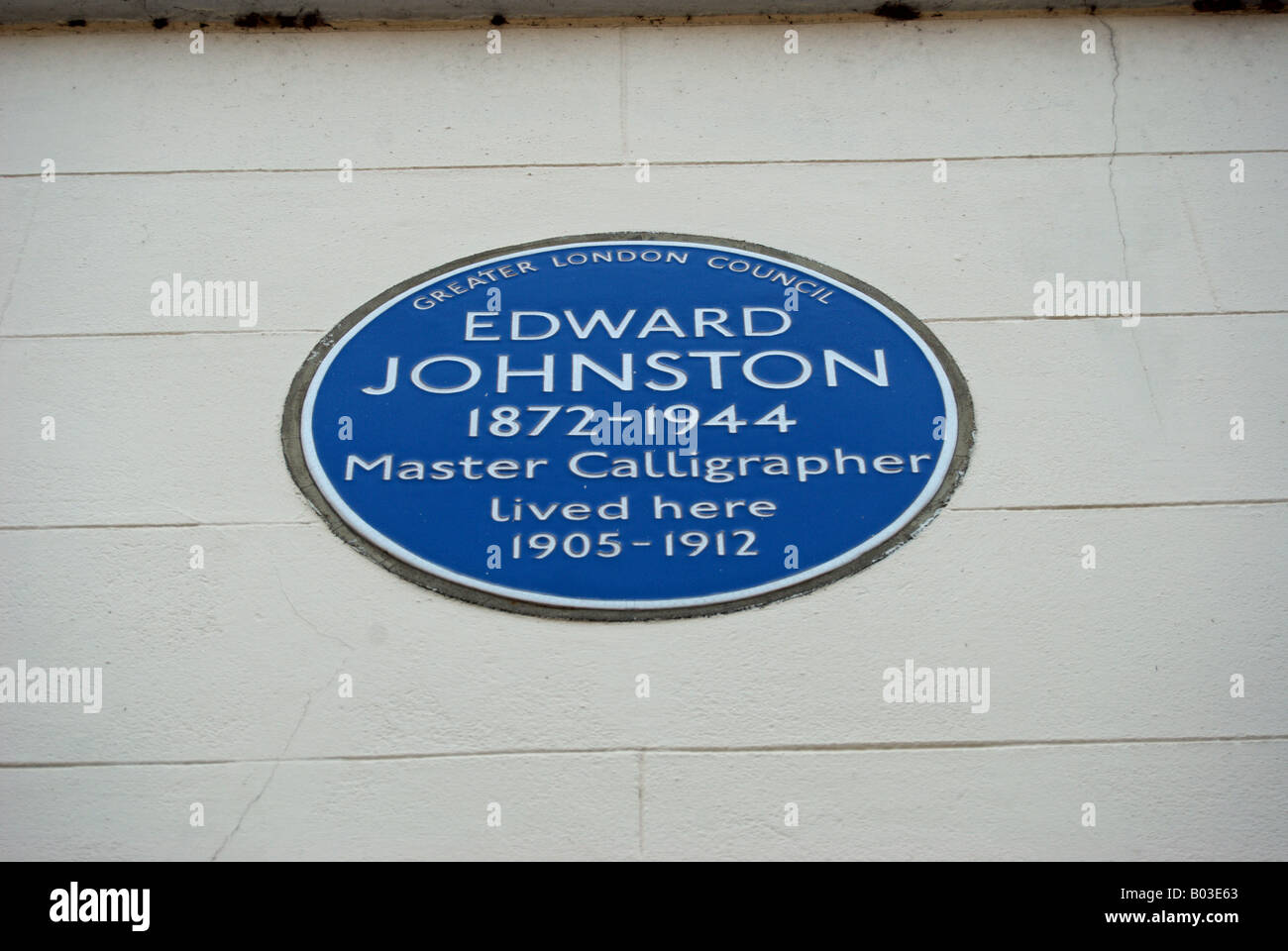 greater london council blue plaque marking a former home of edward ...