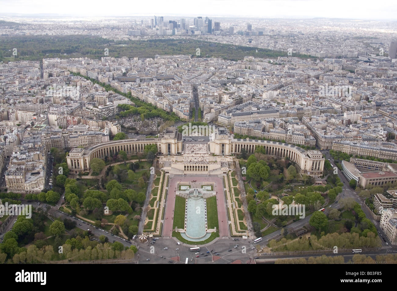 View from eiffel tower hi-res stock photography and images - Alamy