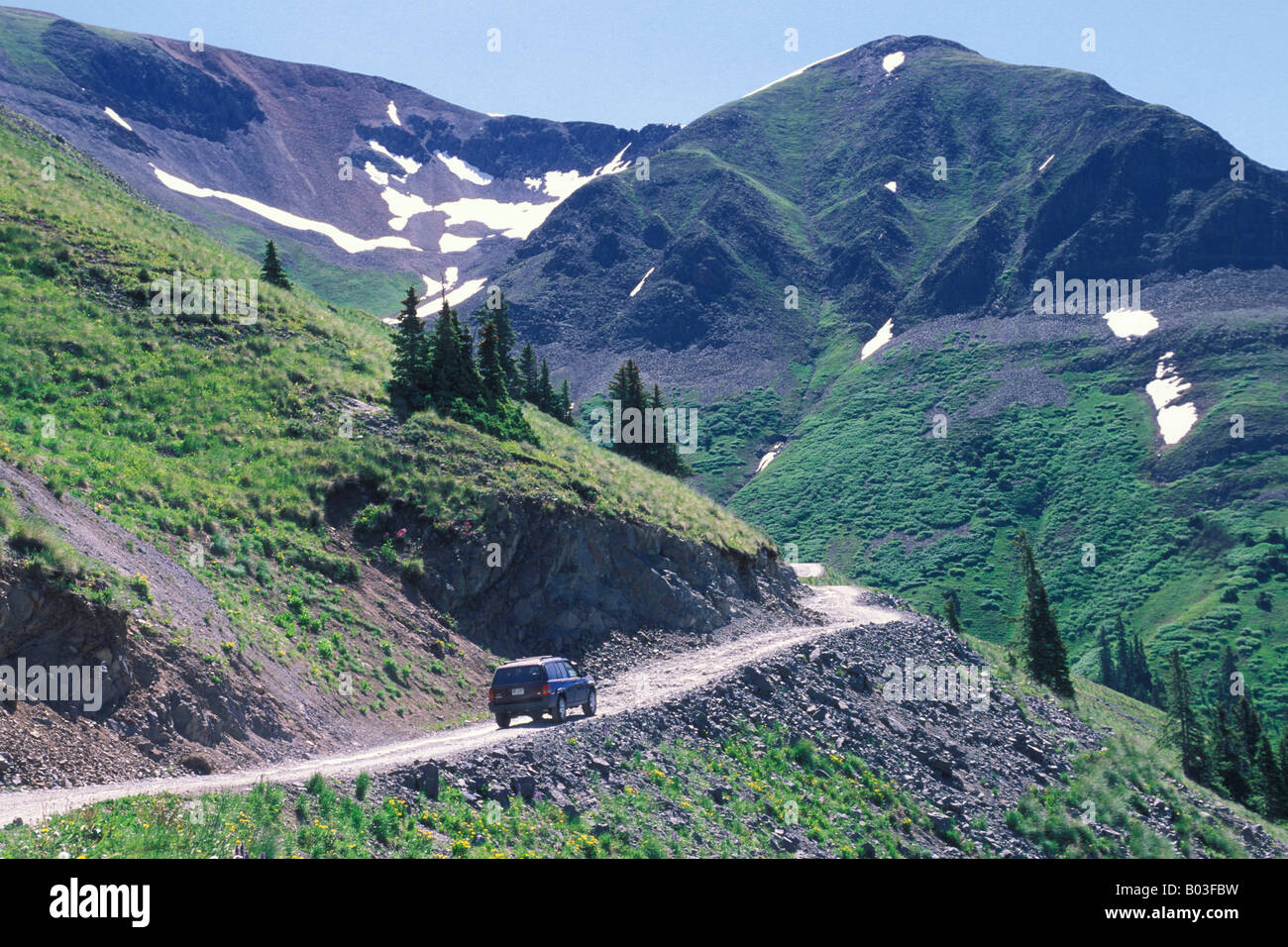 Jeep offroad snow hi-res stock photography and images - Alamy
