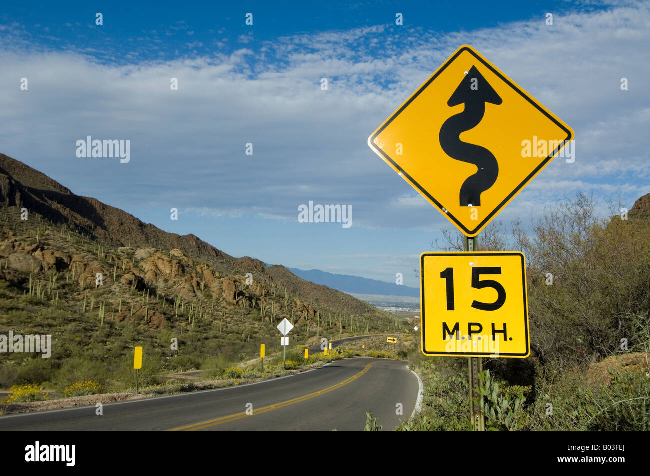 Traffic Sign Tucson Arizona USA Stock Photo - Alamy