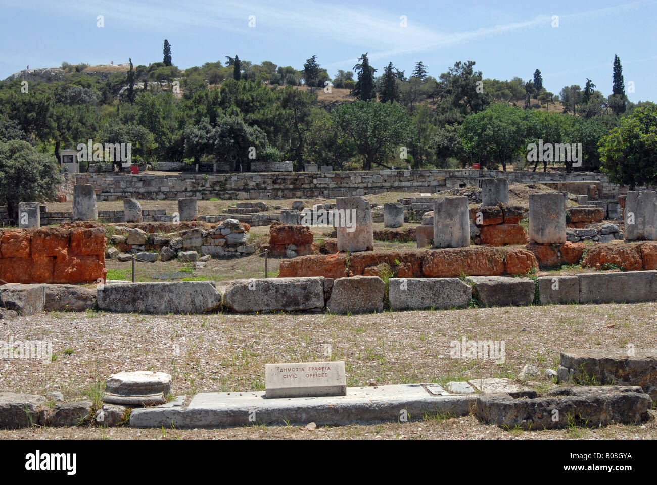 Landscape view around the Acropolis area Stock Photo - Alamy