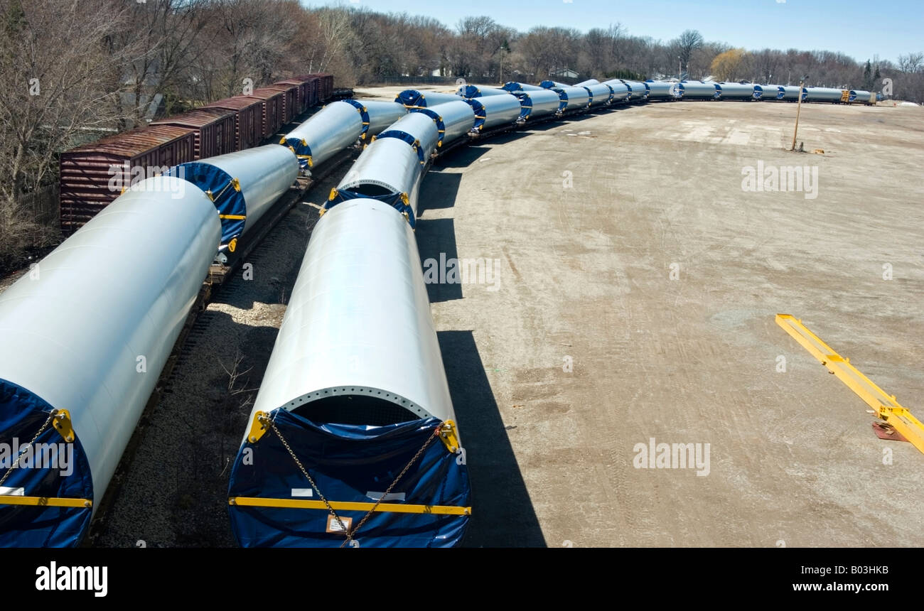 Wind turbine sections hi-res stock photography and images - Alamy